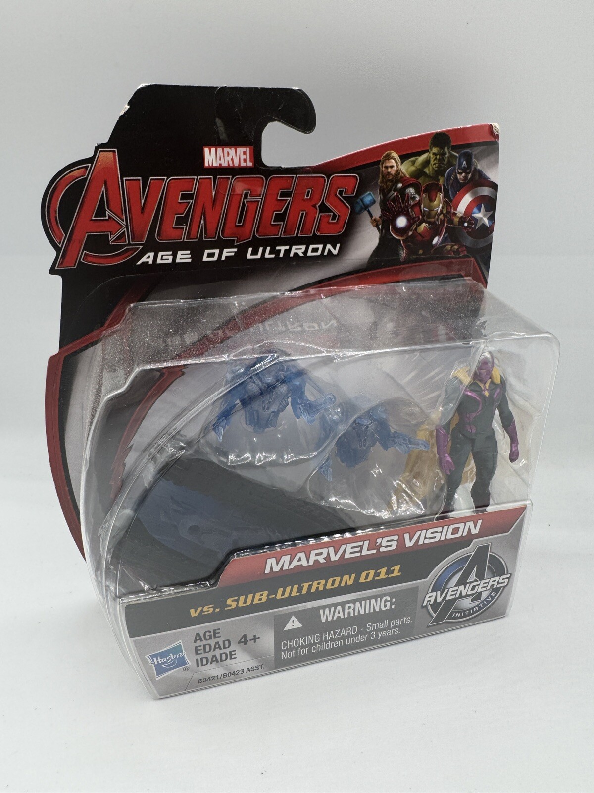 Marvel Avengers Age of Ultron Vision Vs. Sub-Ultron 011 2.5" Figure ...