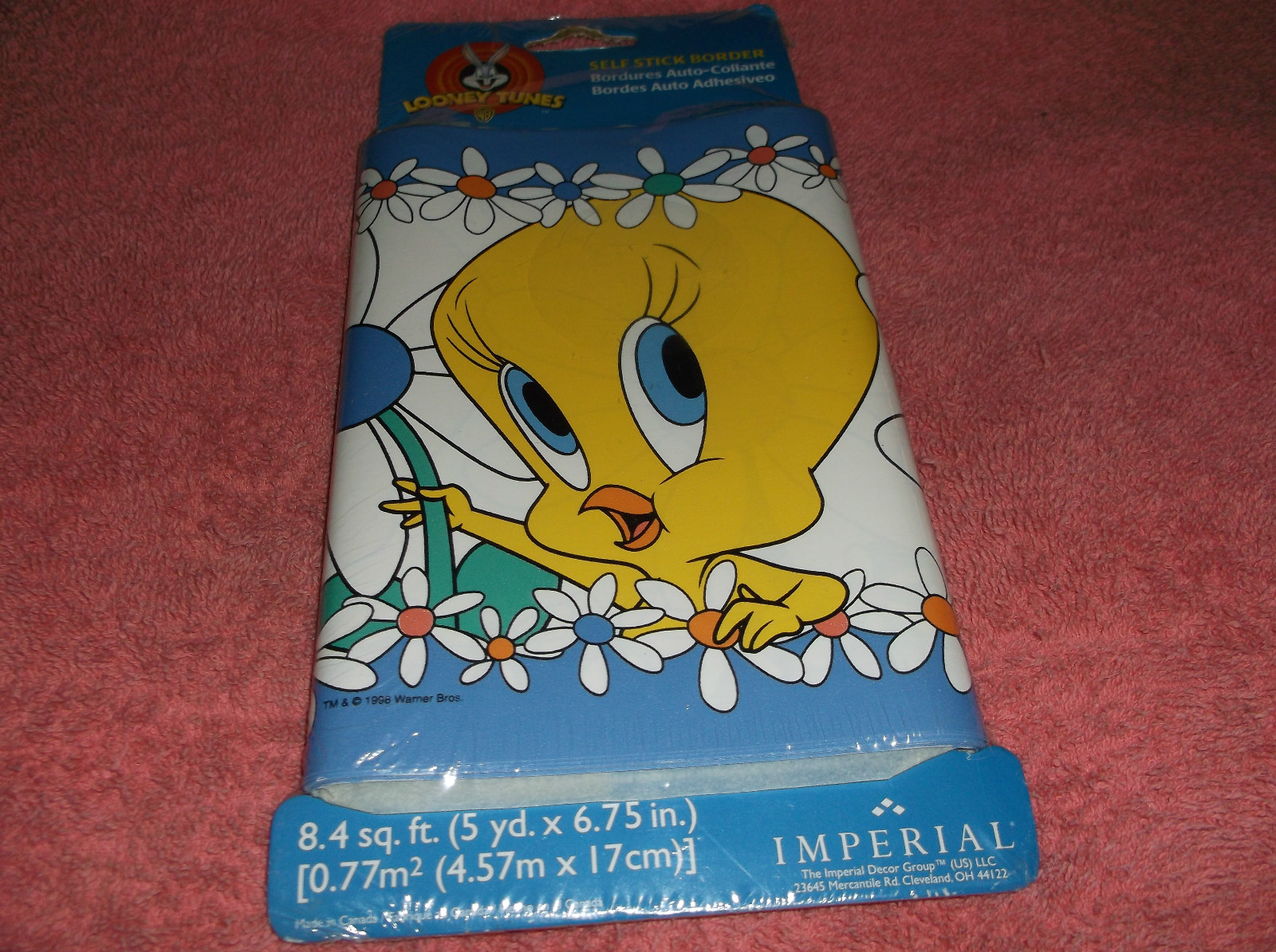 Looney Tunes Tweety Self Stick Border Wallpaper Brand New Warner Bros ...