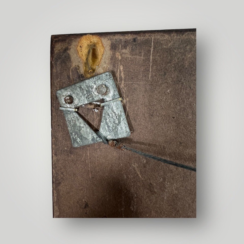 Bas Relief Wood Resin Wood Carving Religious Scene - Signed 27.75 x 17. ...