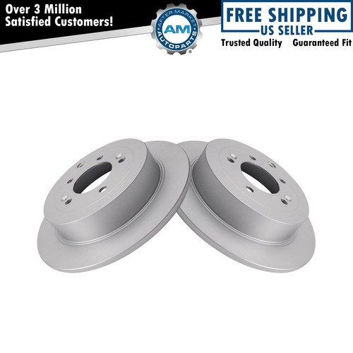 Rear Brake Rotors Solid For 2016-2021 Hyundai Tucson 2017-2021 Kia ...