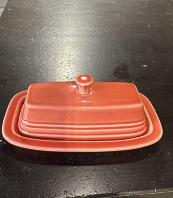Fiestaware Vintage Butter Dish XL | eBay