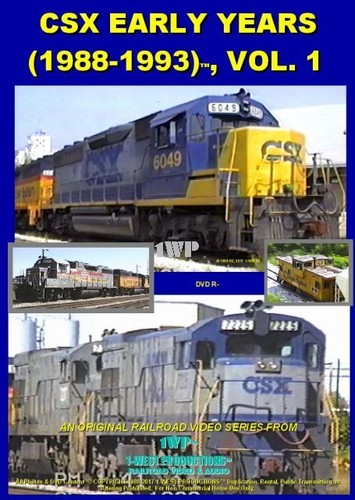 CSX EARLY YEARS (1988-1993)™ VOL. 1 Railroad Train DVD Video NEW | eBay