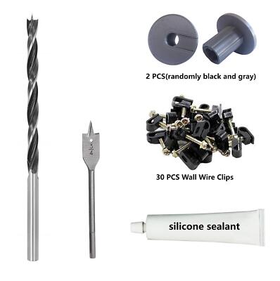 Starlink Cable Routing Kit w/ Grommets Drill bit for Dish Cable through ...