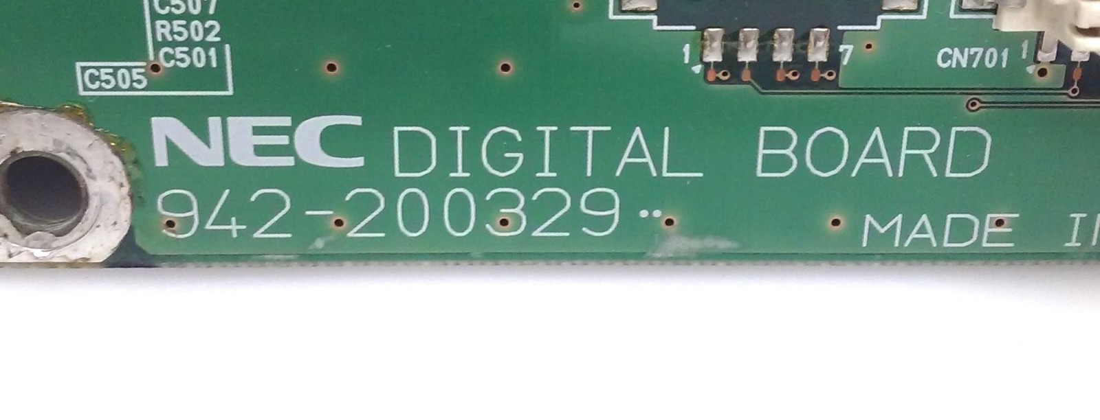 NEC PX-42VM2A Main Board PKG42B1C2 (942-200329) | eBay