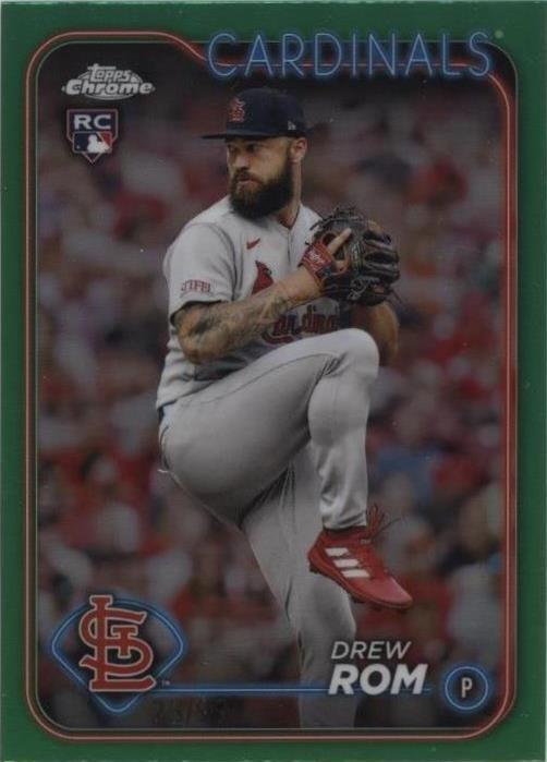 2024 Topps Chrome - Drew Rom #195 Green Refractor /99 (RC) for sale ...