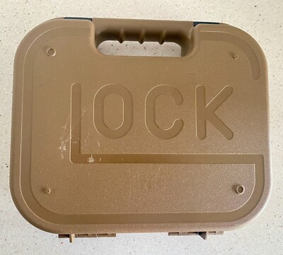 Glock 19X OEM Coyote Tan Factory Empty Hard Case | eBay