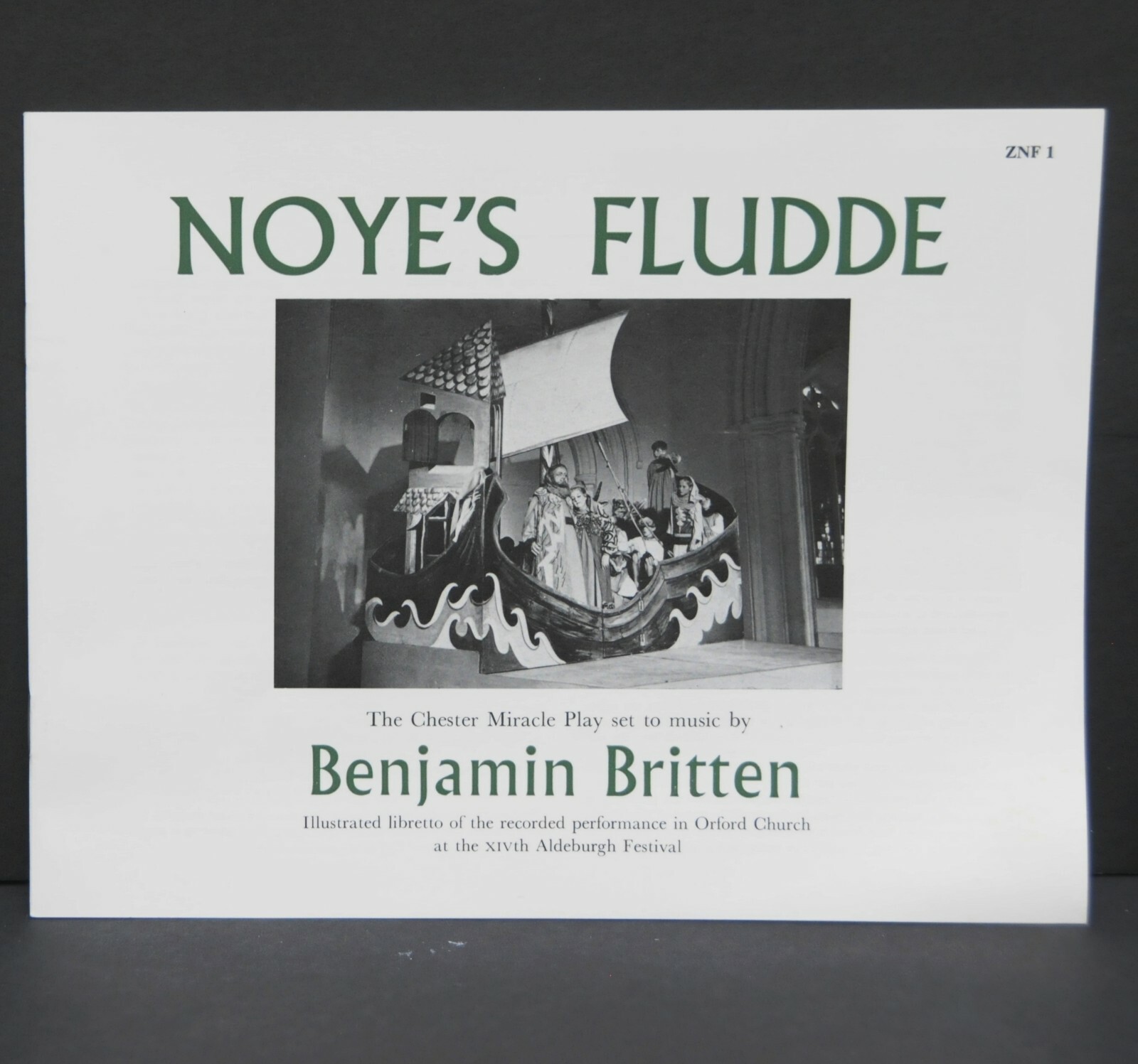 Benjamin Britten Noye's Fludde 1961 ARGO Stereo LP Decca UK Pressing ...