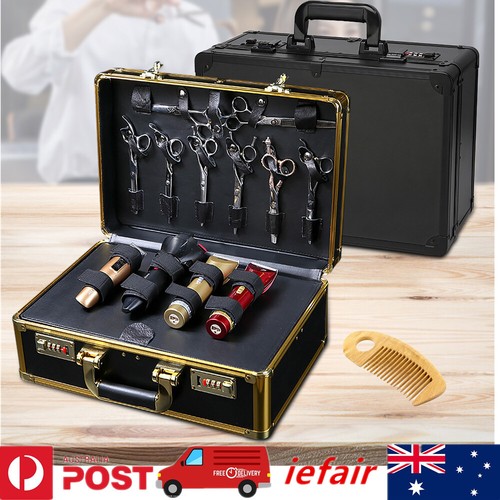 Portable Barber Storage Box Stylist Carrying Case Salon Trimmers Tool ...
