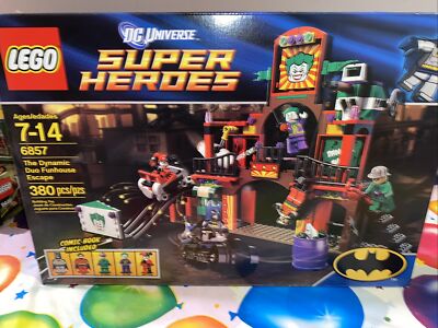 SEALED 6857 LEGO DYNAMIC DUO FUNHOUSE ESCAPE DC Super Heroes Batman ...
