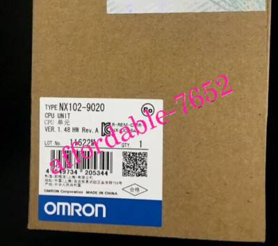 NEW Omron NX102-9020 CPU Unit Original FedEx or DHL or UPS ...