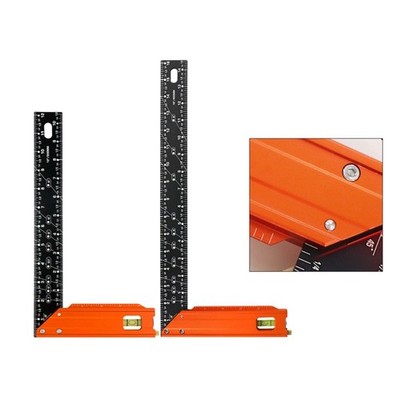 Carpenter Square Ruler with Precise Measurement and Edge Support for ...