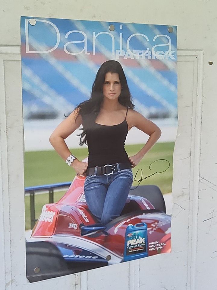 Danica Patrick Race Car Poster Peak Antifreeze 2005 24" X 16" | eBay