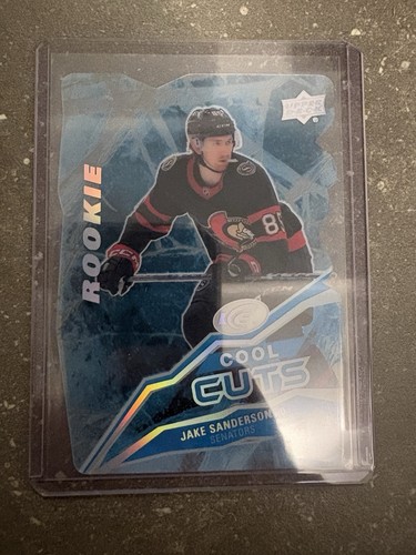 2022-23 Upper Deck Ice Cool Cuts #CC37 Jake Sanderson Ottawa Senators ...