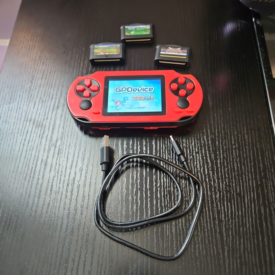 TADDYTOY GPDevice 230 In 1 HD Portable Gaming Device, RED 16-Bit | eBay
