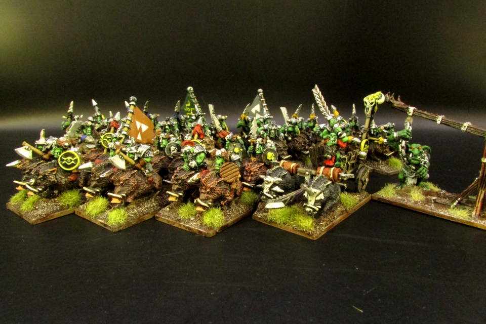 OOP Citadel / Warhammer / Warmaster Metal Chaos Orc & Forest / Night ...
