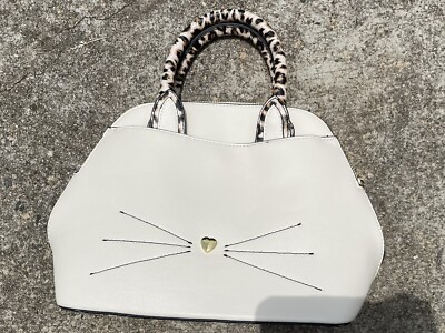 Collection XIIX Kitty Cat Handbag Leopard Print Kitten Small Purse ...