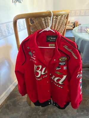 Vintage Budweiser jacket Red Logo Size xl | eBay