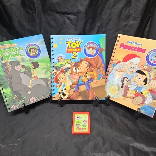 Story Reader Book Lot w/ Cartridge, Jungle Book, Toy Story 2, Pinocchio ...
