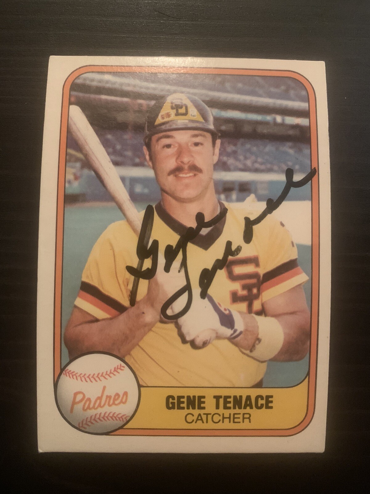 1981 Fleer #489 Gene Tenace San Diego Padres Signed Card Autographed | eBay
