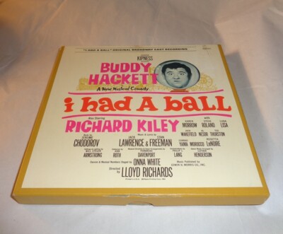 I HAD A BALL ~ ORIGINAL BROADWAY CAST BUDDY HACKET ~ REEL TO REEL 7 1/2 ...