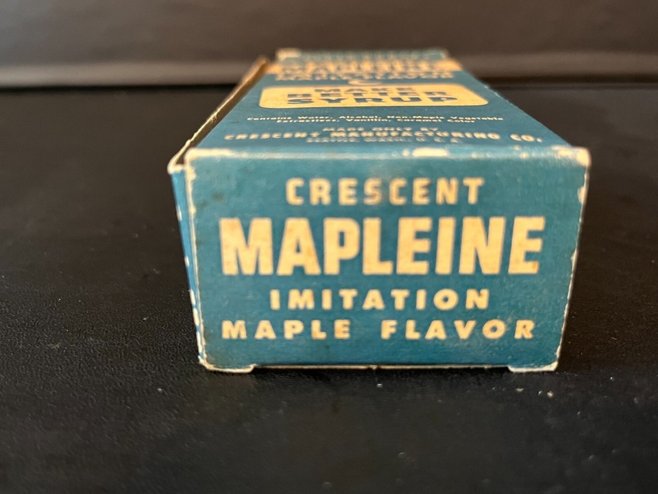 Vintage Crescent Mapleine Imitation Maple Flavor w/ Original Box ...