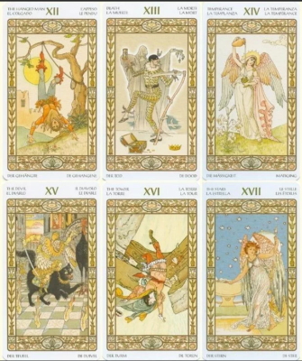 Printable Miniature Tarot Cards Tarot Cards For Beginners, Learning