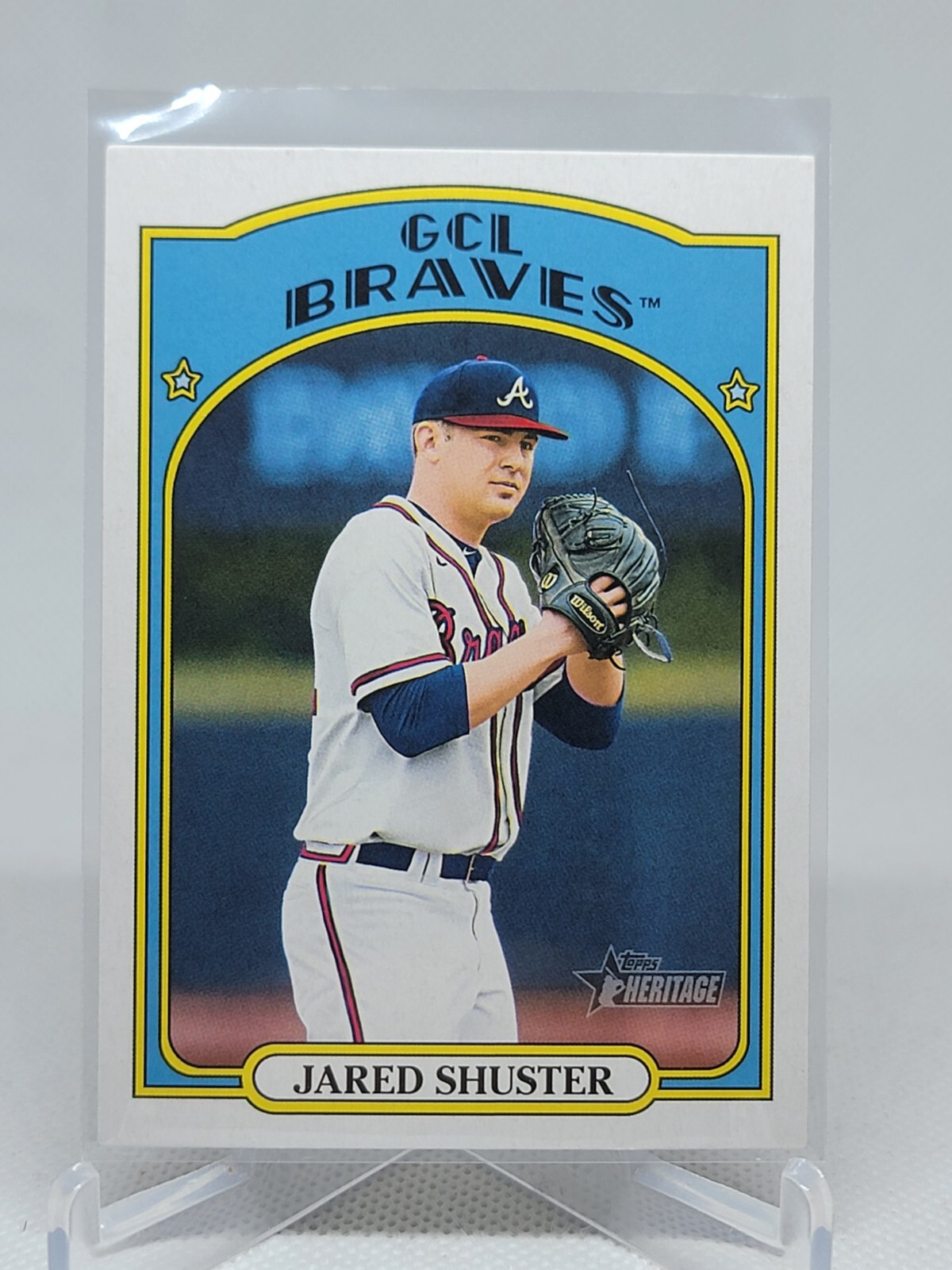 2021 Topps Heritage Minor League #106 Jared Shuster E3B | eBay