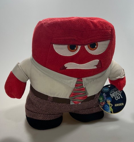 Disney Anger Inside Out Plush Red Angry Doll 9" Inch Stuffed Animal Toy ...