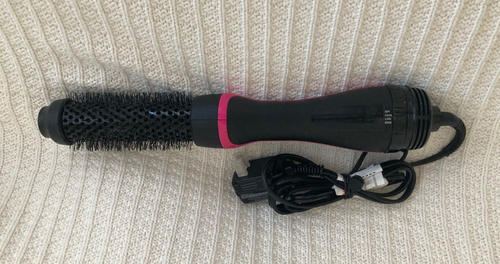 REVLON One Step Root Booster Round Brush Dryer and Hair Styler 1.5 inch ...