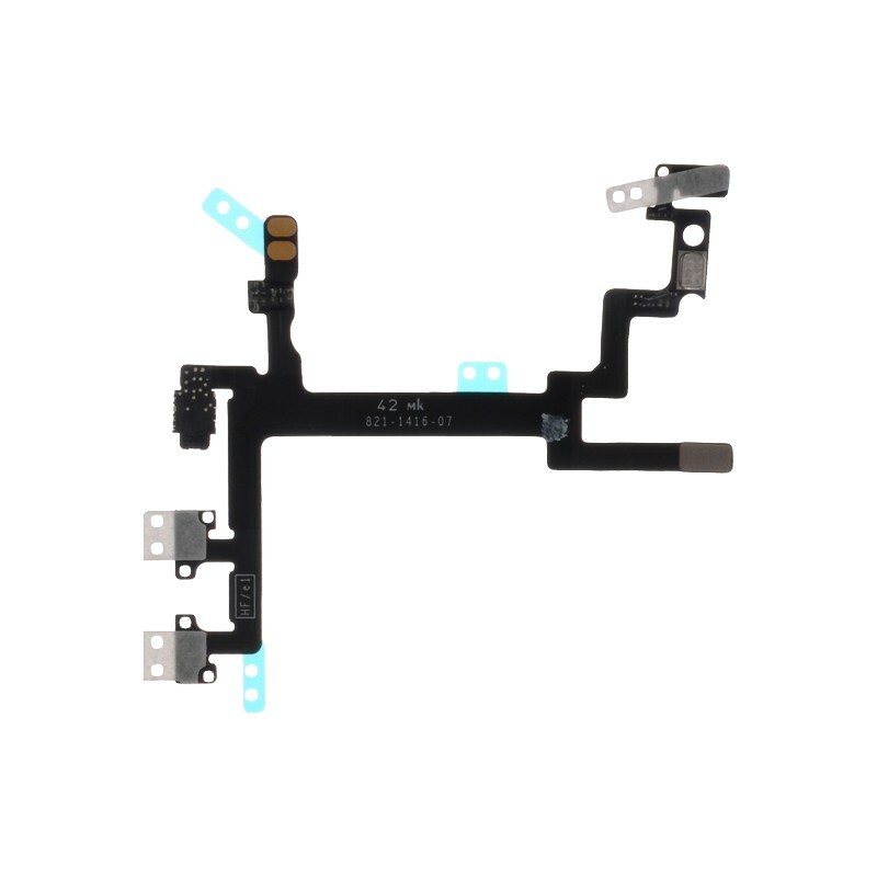 Flex Cable Power Volume for Apple iPhone 5 CDMA GSMPCB Ribbon Circuit ...