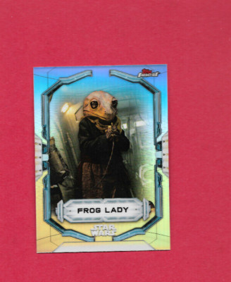 2022 Topps Star Wars Finest The Mandalorian Frog Lady Refractor n°38 | eBay