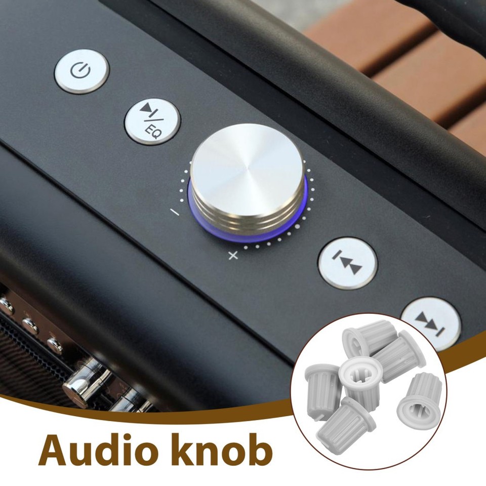 6pcs Potentiometer Accessory Electric Machine Rotary Knobs Volume Tone ...