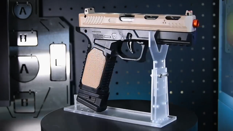 Xmas Gift Toy Gun Shell Ejecting Continuous Firing Blowback Soft Bullet ...