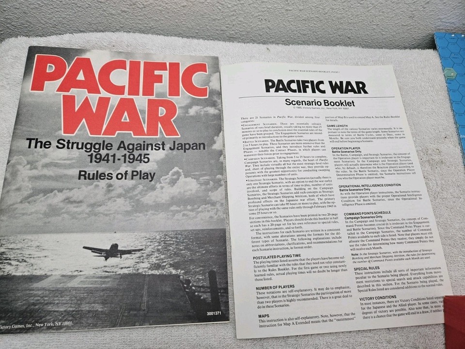AH VICTORY GAMES PACIFIC WAR STRATEGY GAME DONT THINK IT WAS PLAYED ...