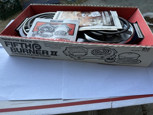 Vintage Hamilton Beach Fifth Burner II Portable Heating Range Model 815 ...