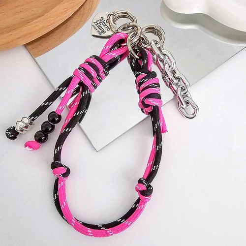 Y2K Braided Rope Keychain Phone Chain Charm Pendant Keyring Bag ...