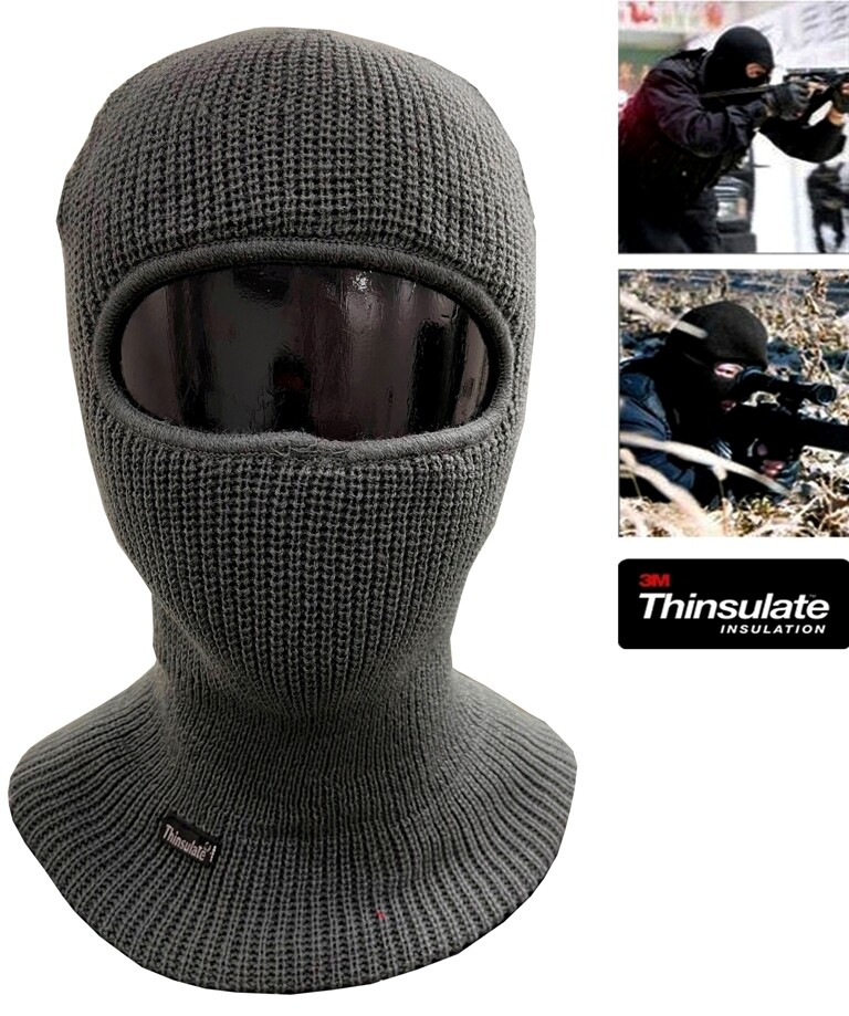 SAS STYLE THERMAL BALACLAVA THINSULATE SKI SKATE CYCLING KNITTED ARMY ...