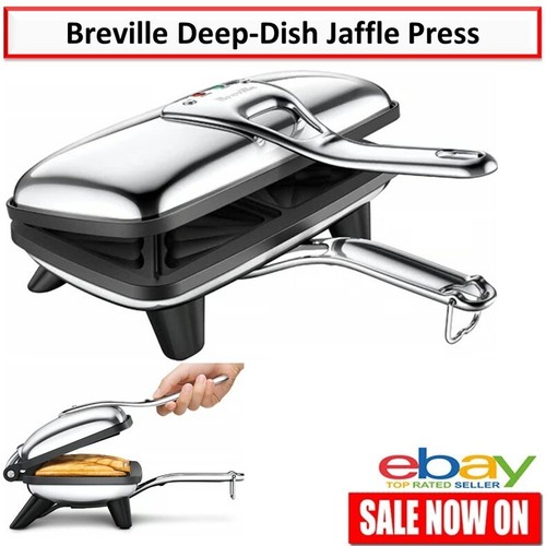 Breville Jaffle Maker Toastie Sandwich Toast Press Jumbo Heavy Duty Non ...
