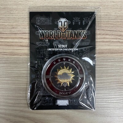 WORLD OF TANKS SCOUT CHALLENGE COIN LIMITED EDITION GAMING AWARDS VIDEO ...
