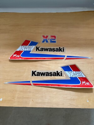 1986 Kawasaki X2 Jet Ski Decal Set 7 Pieces JET SKI Custom color | eBay
