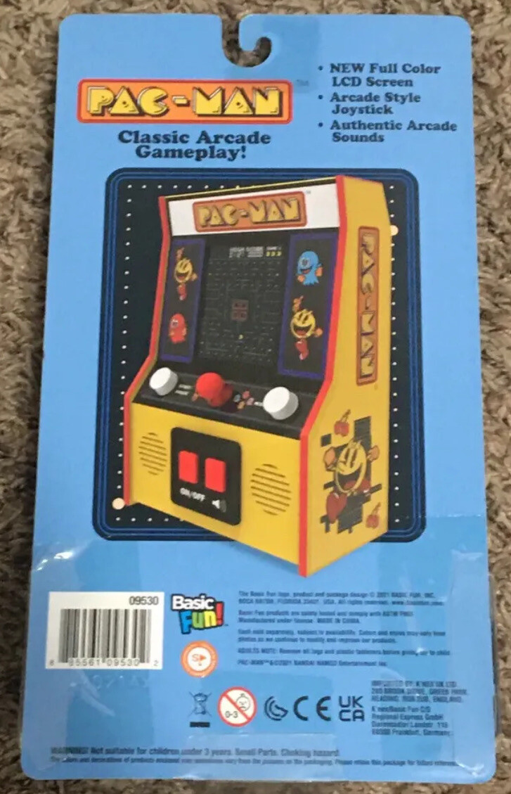 PAC-MAN Mini Arcade Game Classic Arcade Electronic Video Game Retro #2 ...