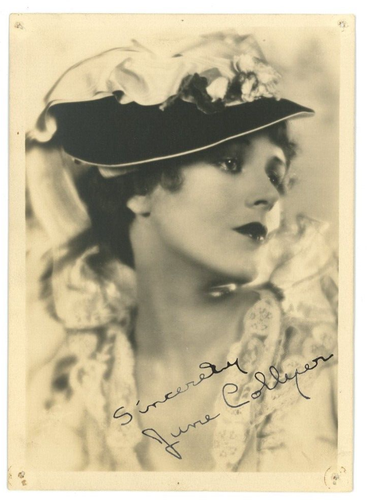 Vintage 5x7 Fan Photo Actress June Collyer w Original Envelope 1928 | eBay