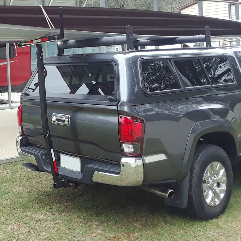 75" Kayak Bed Extender Canoe Hitch Carrier Pickup Truck Bed Extender ...