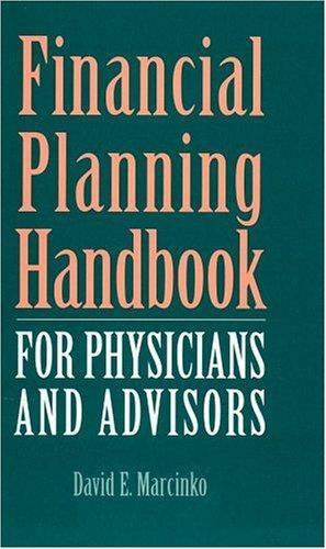 Financial Planning Handbook for Physicians and Advisors by David E ...