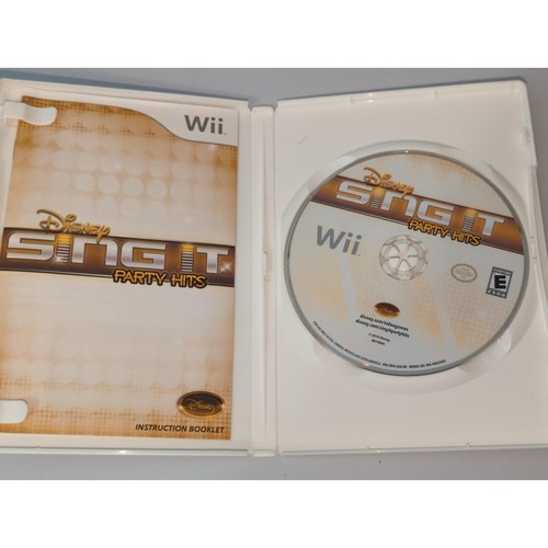 Disney Sing It: Party Hits Wii (Nintendo Wii) CIB Complete with Manual ...
