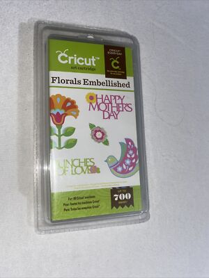 CRICUT SHAPES CARTRIDGE - FLORALS EMBELLISHED - 2000934 | eBay