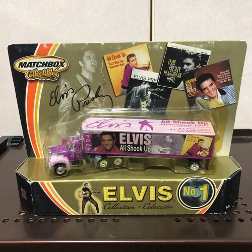 110 Unopened ELVIS MATCHBOX Elvis Trailer Mini Car Truck Finished ...