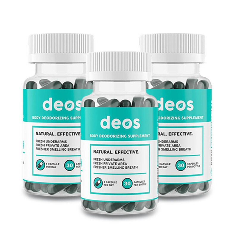 1-3 PACK DEOS Internal Deodorant Supplement – DEOS Full Body Deodorizer ...