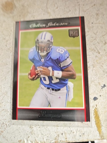 CALVIN JOHNSON 2007 BOWMAN ROOKIE RC CARD #145 Detroit Lions | eBay