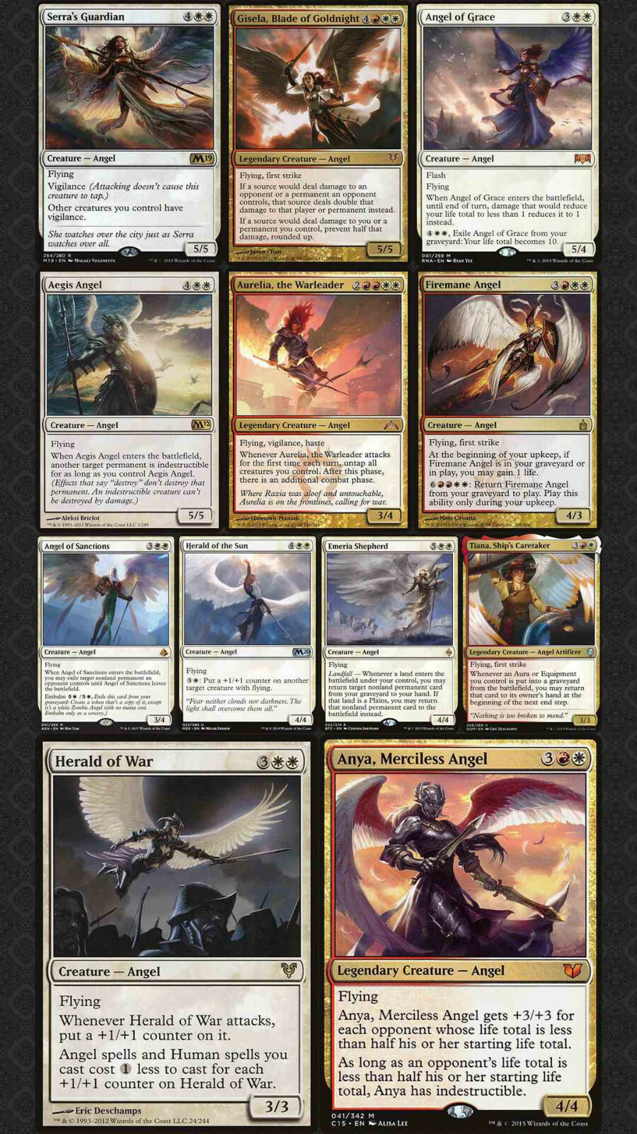 Rienne, Angel of Rebirth ANGEL Commander EDH Deck Magic Cards MTG Ready ...